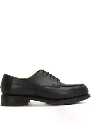 J.M. WESTON Leather Lace-up Derby Shoes - Black