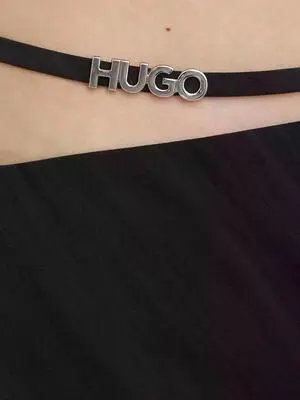 Hugo Mini Skirt With Logo Detail