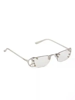 Prada Rimless Rectangle Sunglasses