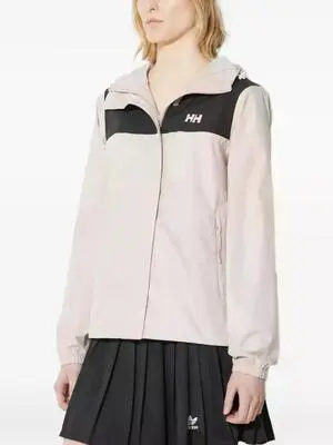 Helly Hansen Vancouver Colorblock Hooded Rain Jacket - Pink