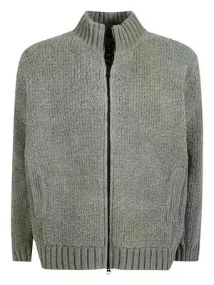 Stone Island Zip-up Knit Cardigan