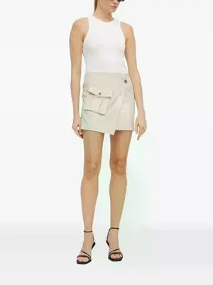 HERSKIND Pocket-wrap Mini Skirt