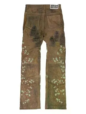 WHO DECIDES WAR BY EV BRAVADO Patch-detailed Trousers