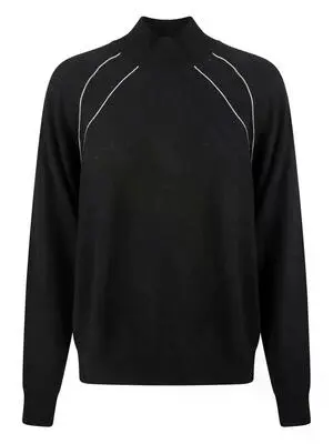 Peserico High-neck Long-sleeve Sweater
