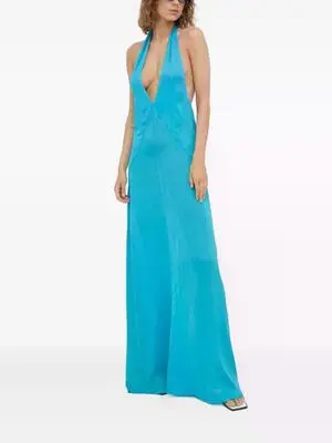 HERSKIND Halter-neck Backless Maxi Dress