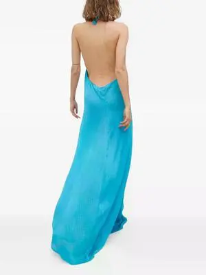 HERSKIND Halter-neck Backless Maxi Dress