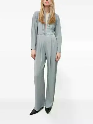 IRO PARIS Cinnie Pleated Jumpsuit - Grey