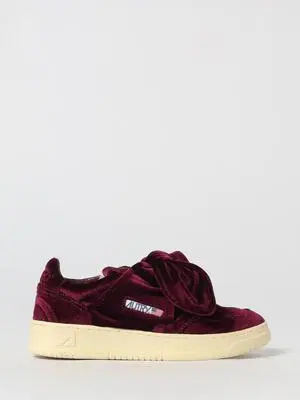 AUTRY Velvet Sneakers - Burgundy