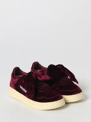 AUTRY Velvet Sneakers - Burgundy