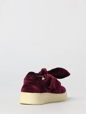 AUTRY Velvet Sneakers - Burgundy