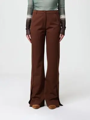 Patrizia Pepe Flare Trousers - Brown