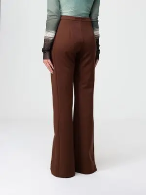 Patrizia Pepe Flare Trousers - Brown