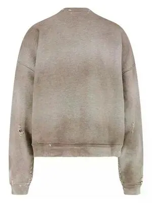 PALY Distressed Crew-neck Sweatshirt