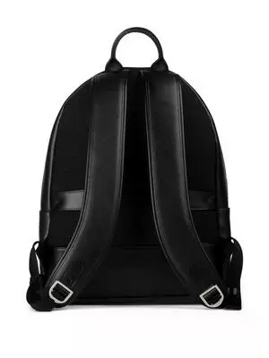 DOUCAL'S Leather Backpack - Black