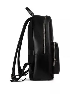 DOUCAL'S Leather Backpack - Black