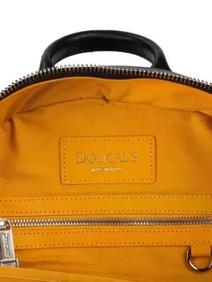 DOUCAL'S Leather Backpack - Black