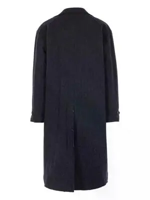 Comme Des Garçons Pinstripe Toggle Coat