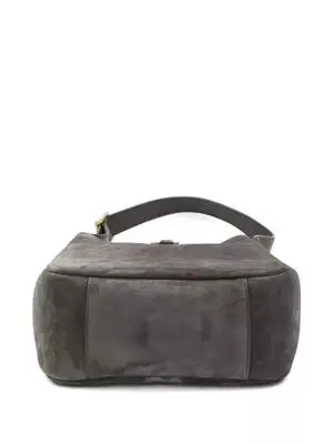 Saint Laurent Le 5 À 7 Small Suede Bag - Grey