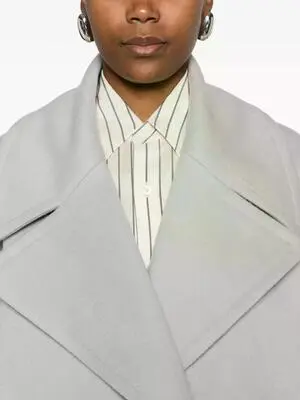 Loewe Double-breasted Coat - Grey