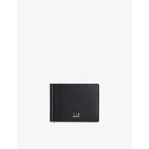 Dunhill Duke Fine Leather 6cc Money Clip Wallet - Black