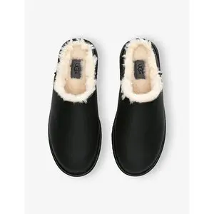 UGG Classic Slip-on Suede Slippers - Black