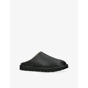 UGG Classic Slip-on Suede Slippers - Black
