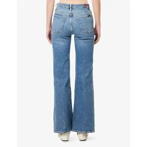 7 For All Mankind Modern Dojo Tailorless Stretch-denim Jeans