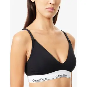 Calvin Klein Maternity Icon Triangle Cotton-modal Bralette