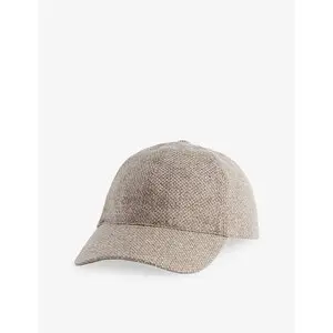 Corneliani Logo-embellished Wool And Cashmere Cap - Natural / Beige 033