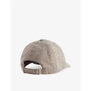 Corneliani Logo-embellished Wool And Cashmere Cap - Natural / Beige 033