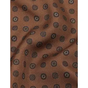 Dunhill Circular-print Silk Pocket Square