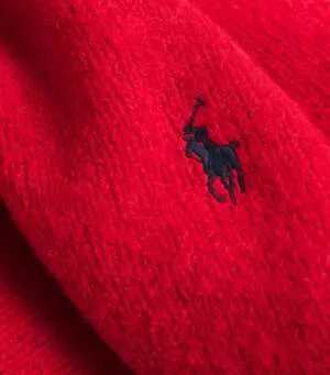 Polo Ralph Lauren Wool-alpaca Polo Pony Sweater - Red