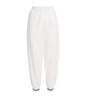 FRAME Stretch-cotton Tennis Sweatpants