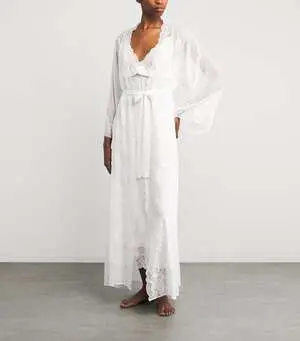 BOCAN Silk Chiffon Rosabelle Robe