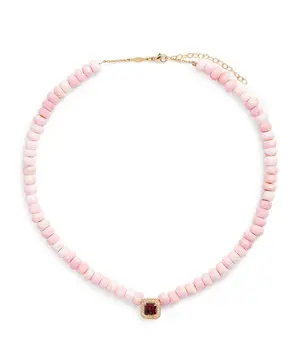 Jacquie Aiche Diamond, Opal, And Tourmaline Necklace - Gold