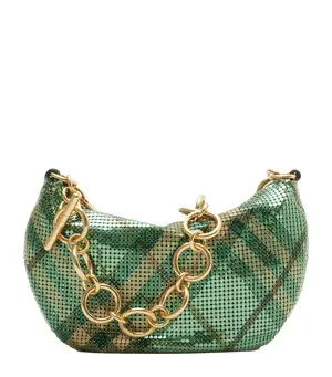 Burberry Chainmail Shoulder Bag - Green