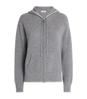 Sandro Wool Zip-up Hoodie