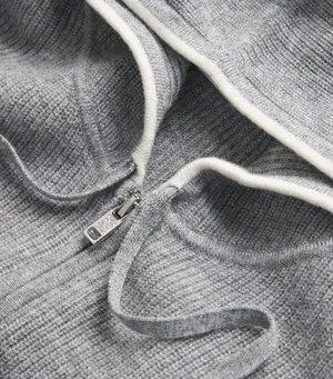 Sandro Wool Zip-up Hoodie