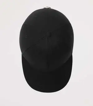 Burberry Gabardine Baseball Cap - Black