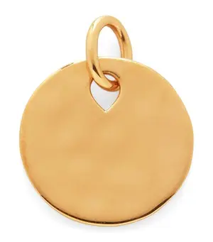 Monica Vinader Vermeil Ziggy Round Pendant