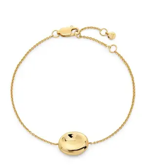 Monica Vinader Vermeil Aria Chain Bracelet - Gold