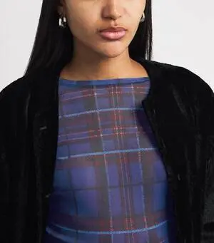 Max & Co. Long-sleeve Check Top