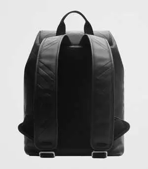 Burberry Leather Check-embossed Backpack