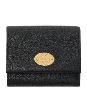 Burberry Leather Cotswolds Wallet - Black