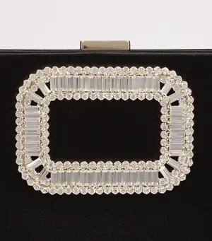 ROGER VIVIER Satin Pilgrim Clutch