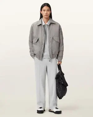 ALLSAINTS Milo Straight Fit Sweatpants - Marl