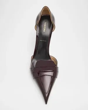 TOM FORD Eva Patent Leather Pumps - Cherry