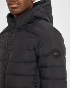 Canada Goose Crofton Packable Quilted Hoodie - Black
