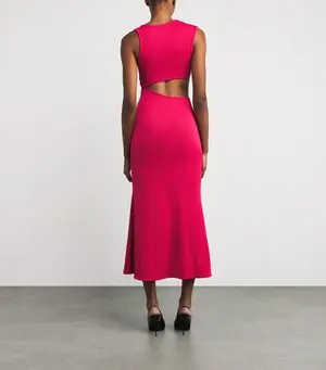 Christopher Esber Spiral Crystal Cut-out Maxi Dress