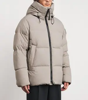 Canada Goose Down Enduraluxe Packable Crofton Puffer Jacket - Beige